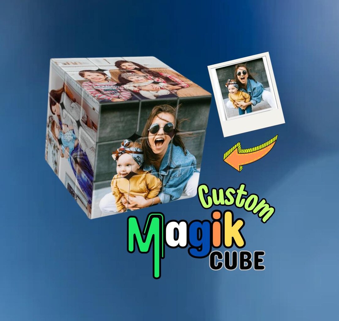 Customized Made Rubik’s Cube - Add Your Own Photos to Design a ...
