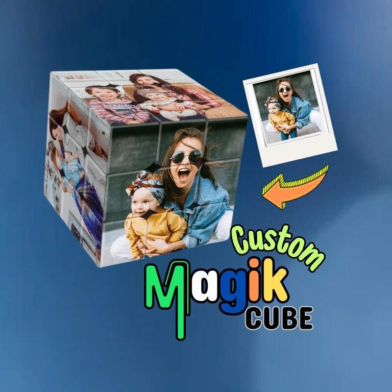 Custom Photo Rubik's Cube - Etsy