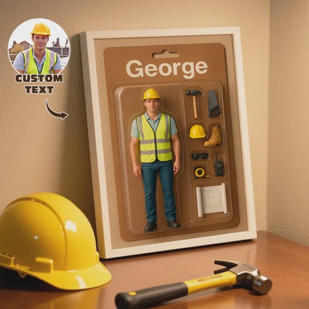 Custom Action Figure Portraits - Full Body- Personalized Toy Box Art ...