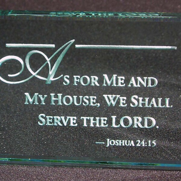 Etched Glass Bible Verse - Etsy