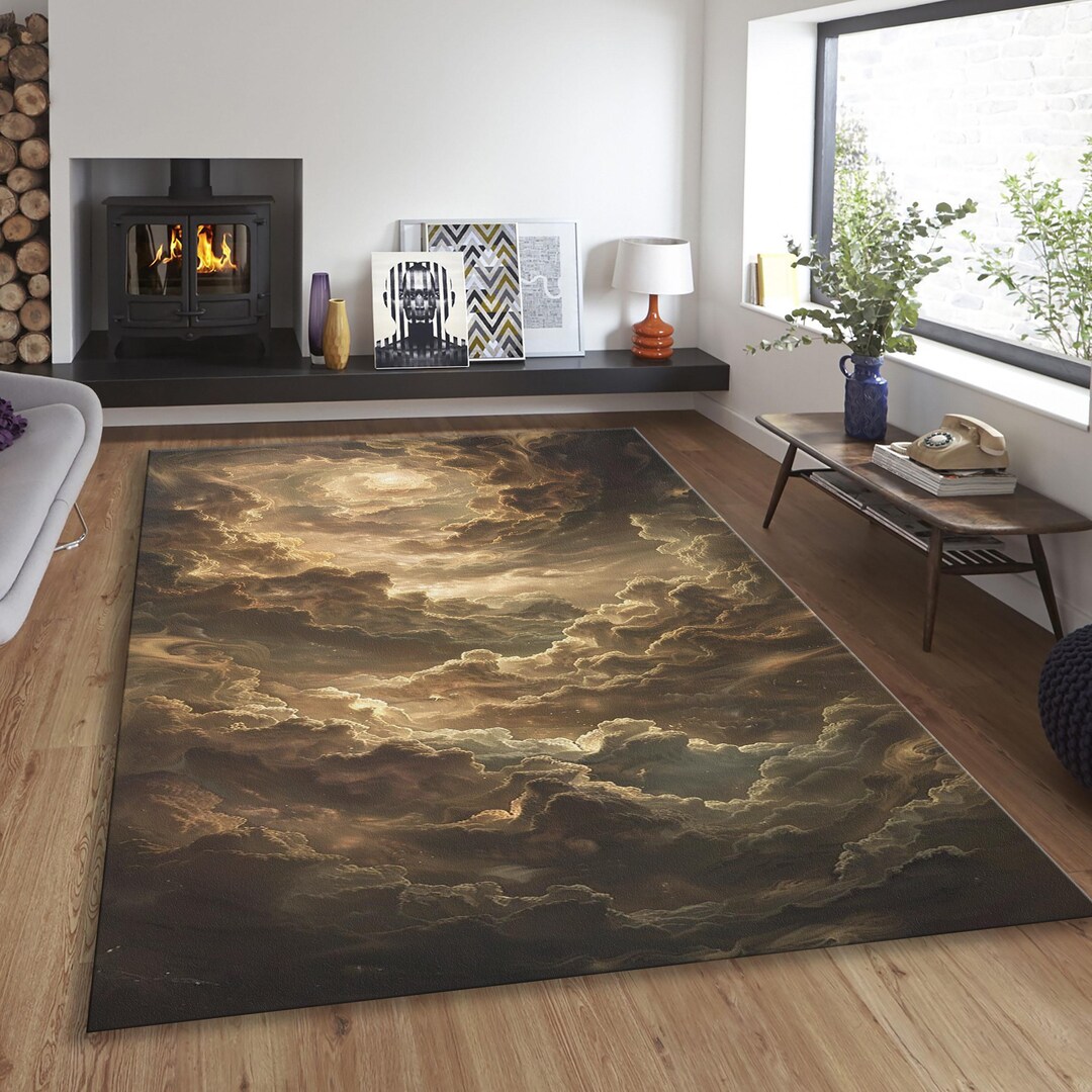 Sunset Sky Rug, Elegant Rug, Cool Rug, Cloud View Rug, Kid Room Rug ...