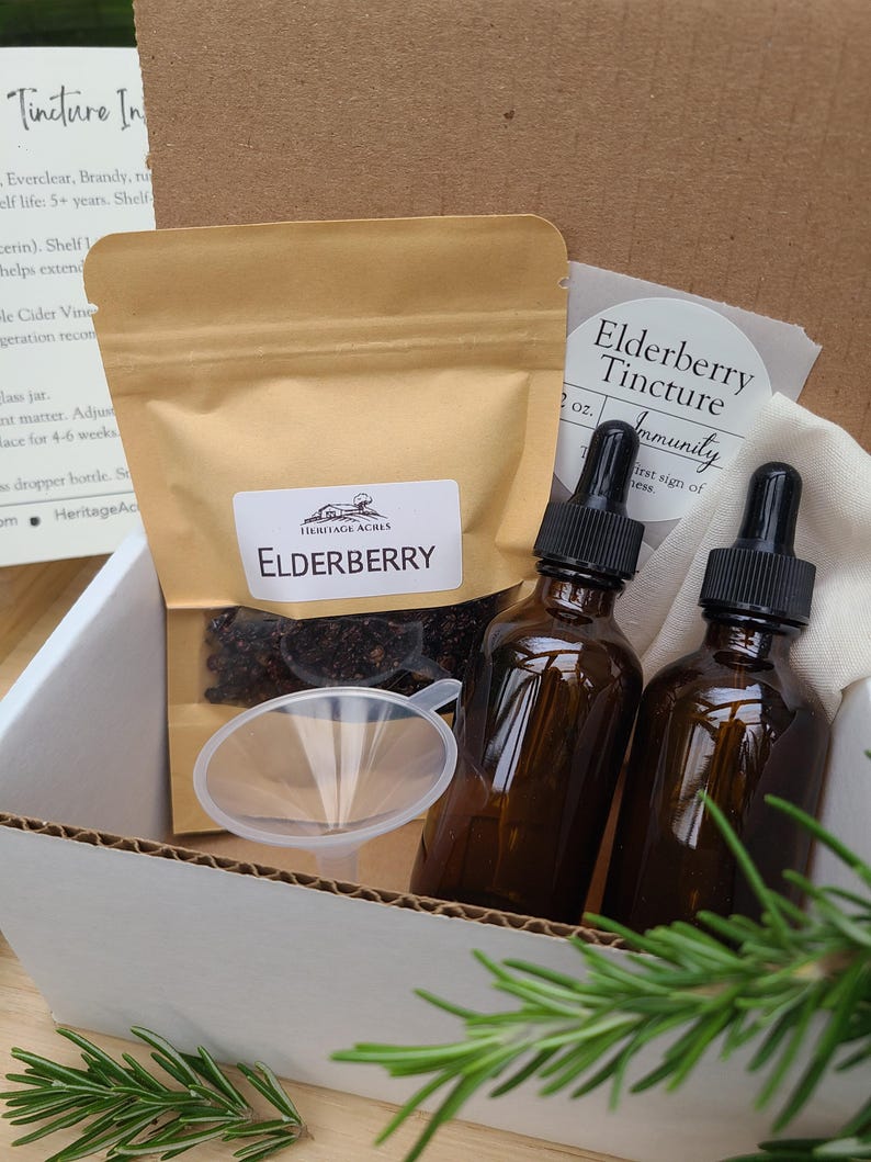 Tincture Kit - ELDERBERRY - DIY Apothecary - Make Your Own Remedy - Etsy