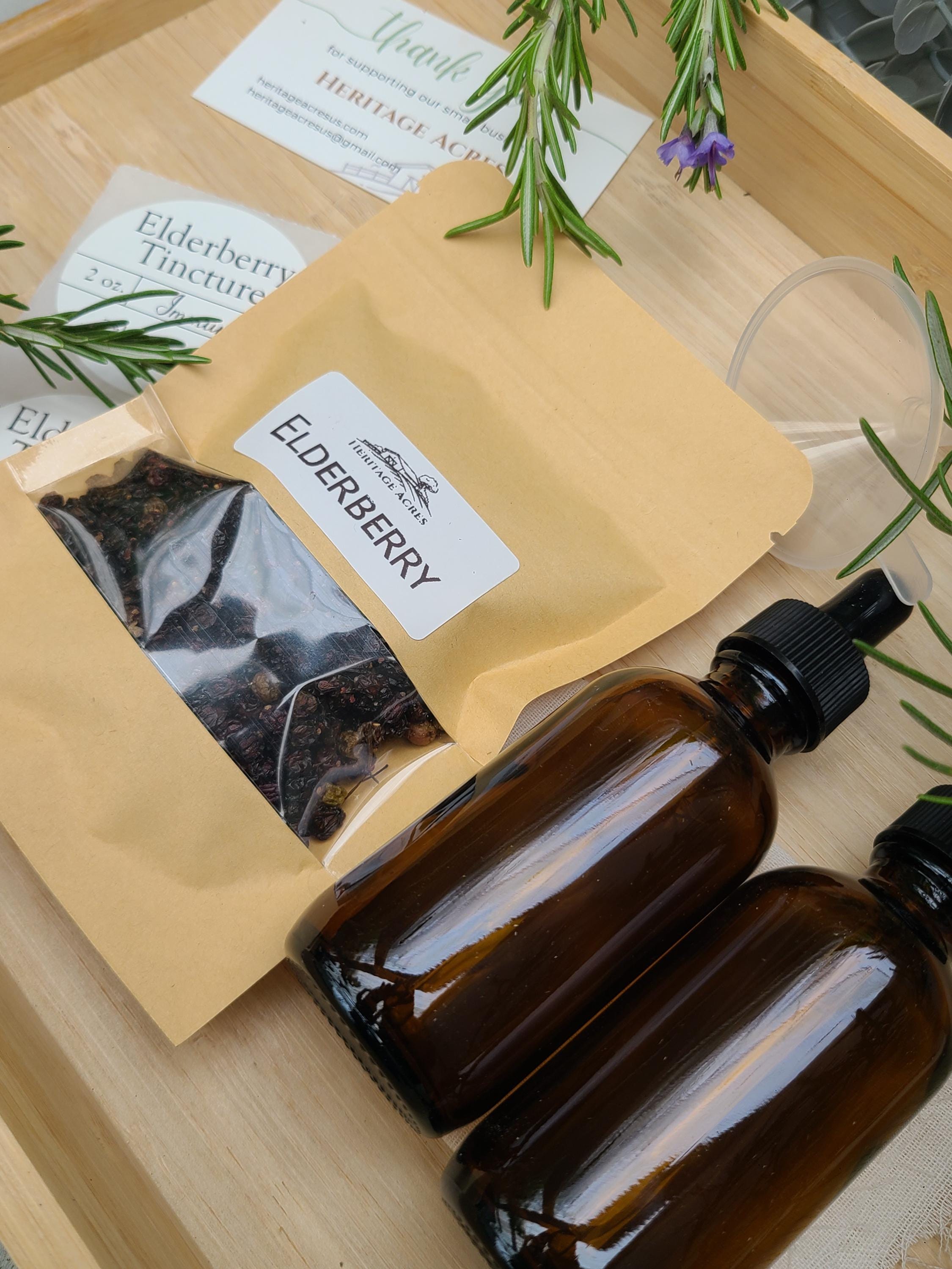 Tincture Kit - ELDERBERRY - DIY Apothecary - Make Your Own Remedy - Etsy