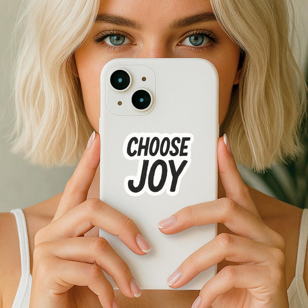 Choose Joy Sticker - Glossy Vinyl Decal for Laptop, Journal - Etsy