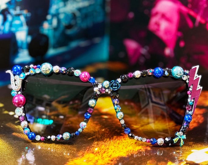 Custom Bedazzled Sunglasses!! Artist or Name or Initial!! - Etsy Canada