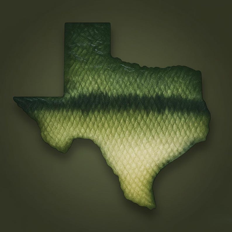 Texas Bass PNG | Largemouth Bass Fish Scale Texture Texas Outline ...
