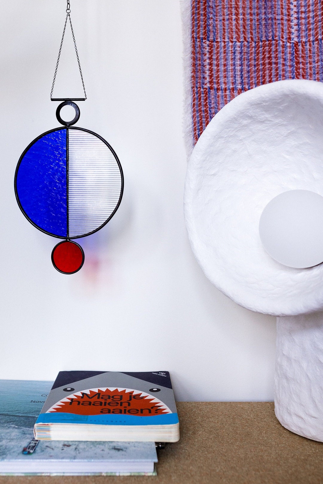 READY TO SHIP Modern Minimalist Stained Glass Model 2 - Etsy