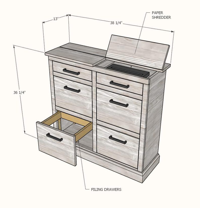 DIY Mail Organizer Woodworking Plan: Stylish Home Office Storage (PDF ...