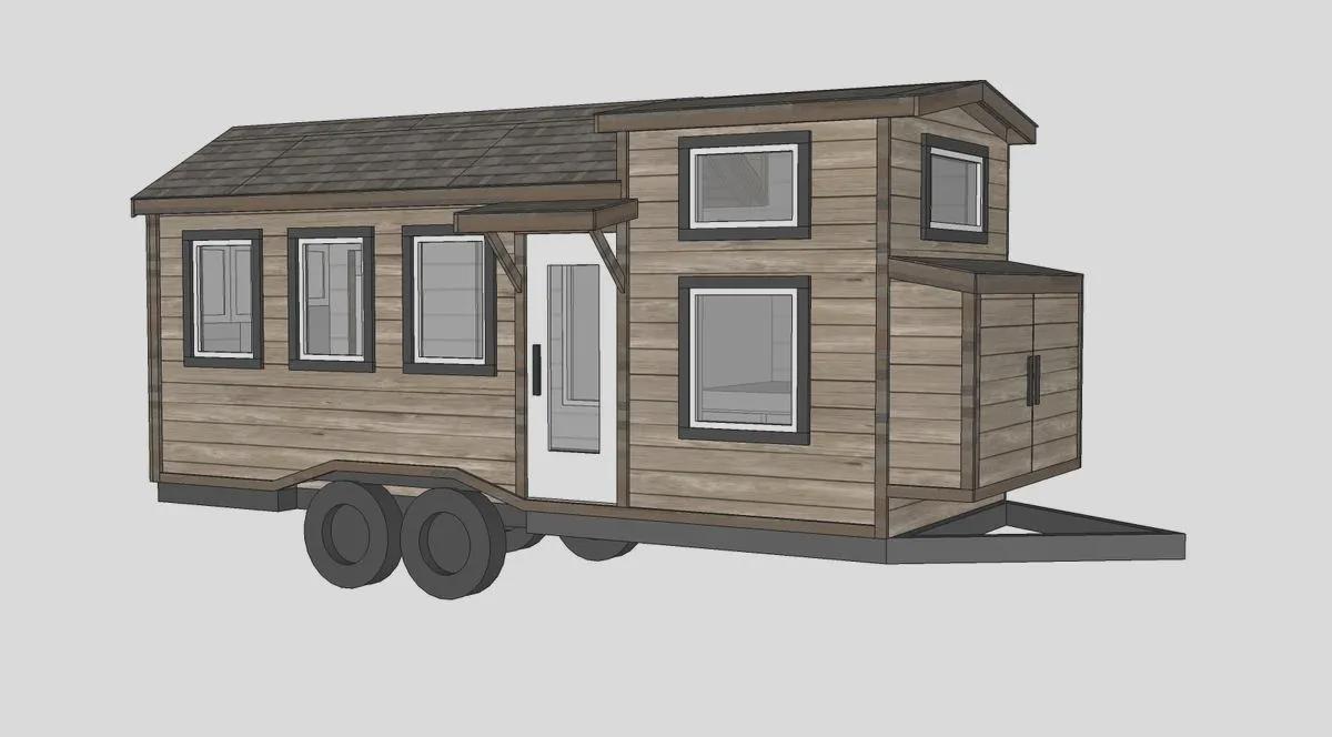 Quartz Tiny House DIY Plan – Wooden House PDF Blueprint | Build Your ...