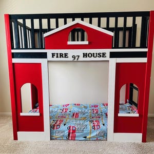 Build a Fun and Functional Fire Station Loft Bed – DIY Plans for Kids ...