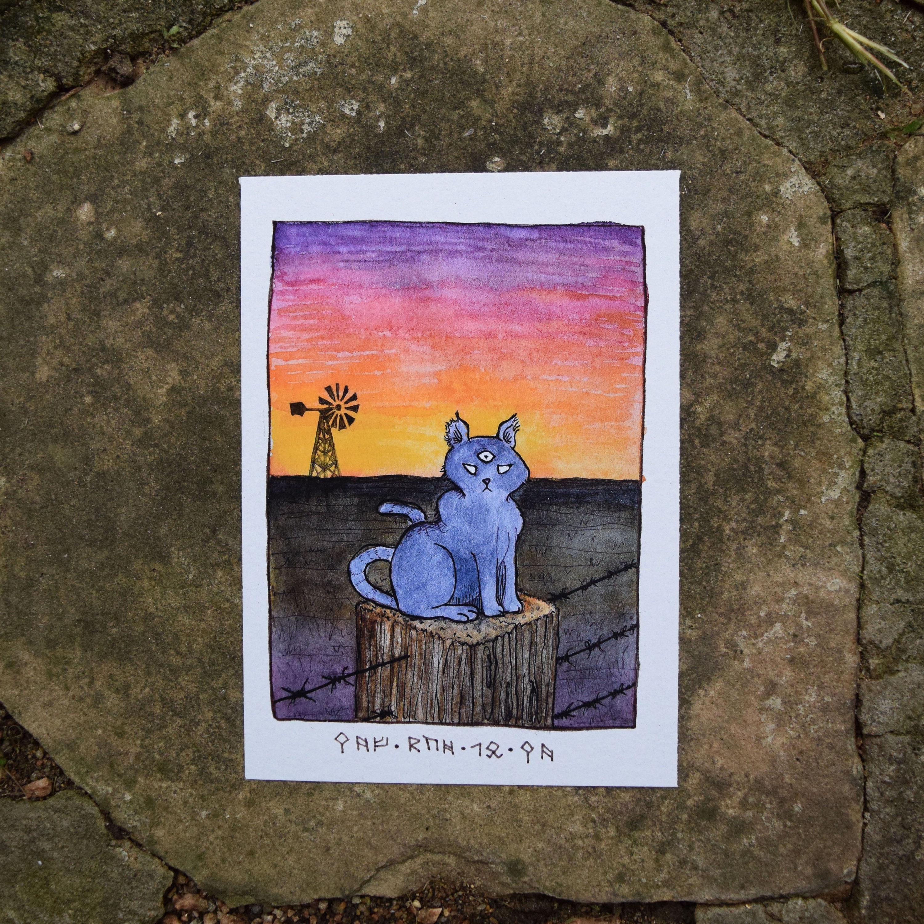 Watercolor Art & Collectibles TX Gothic Fae print Seelie faerie etna.com.pe