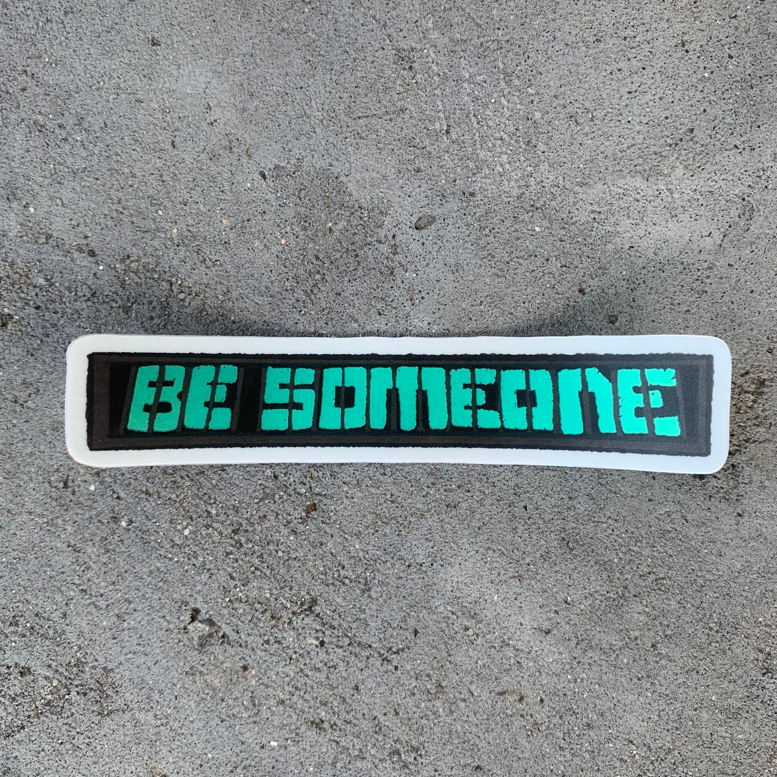 BE SOMEONE Downtown Houston Graffiti Sticker - Etsy