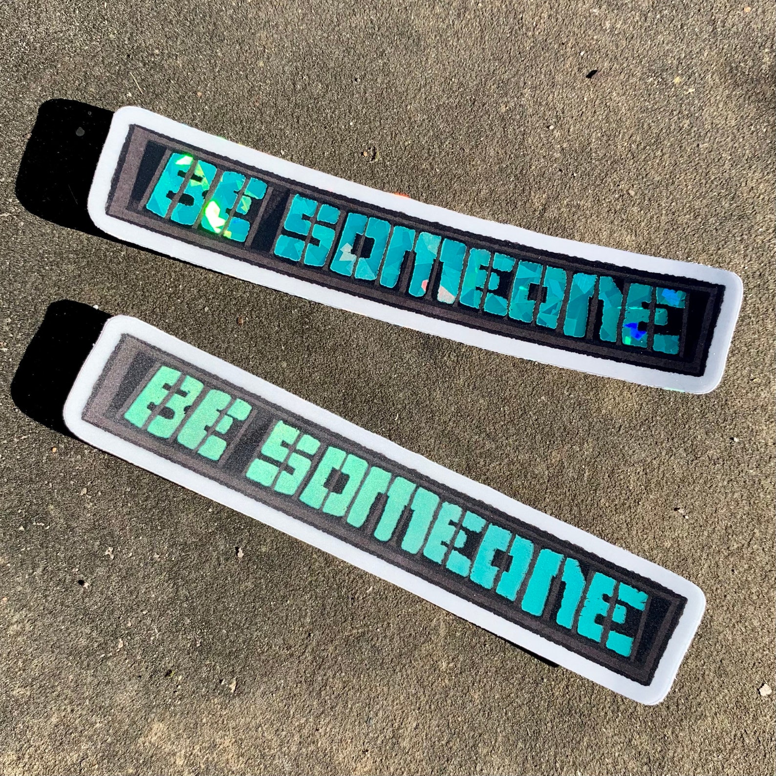 BE SOMEONE Downtown Houston Graffiti Sticker - Etsy