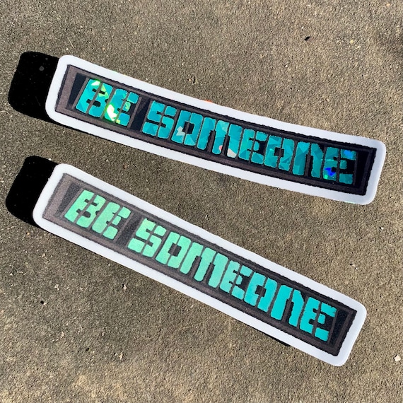 BE SOMEONE Downtown Houston Graffiti Sticker - Etsy