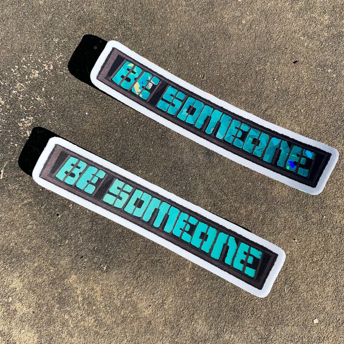 BE SOMEONE Downtown Houston Graffiti Sticker - Etsy