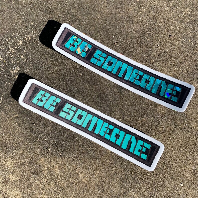 BE SOMEONE Downtown Houston Graffiti Sticker - Etsy