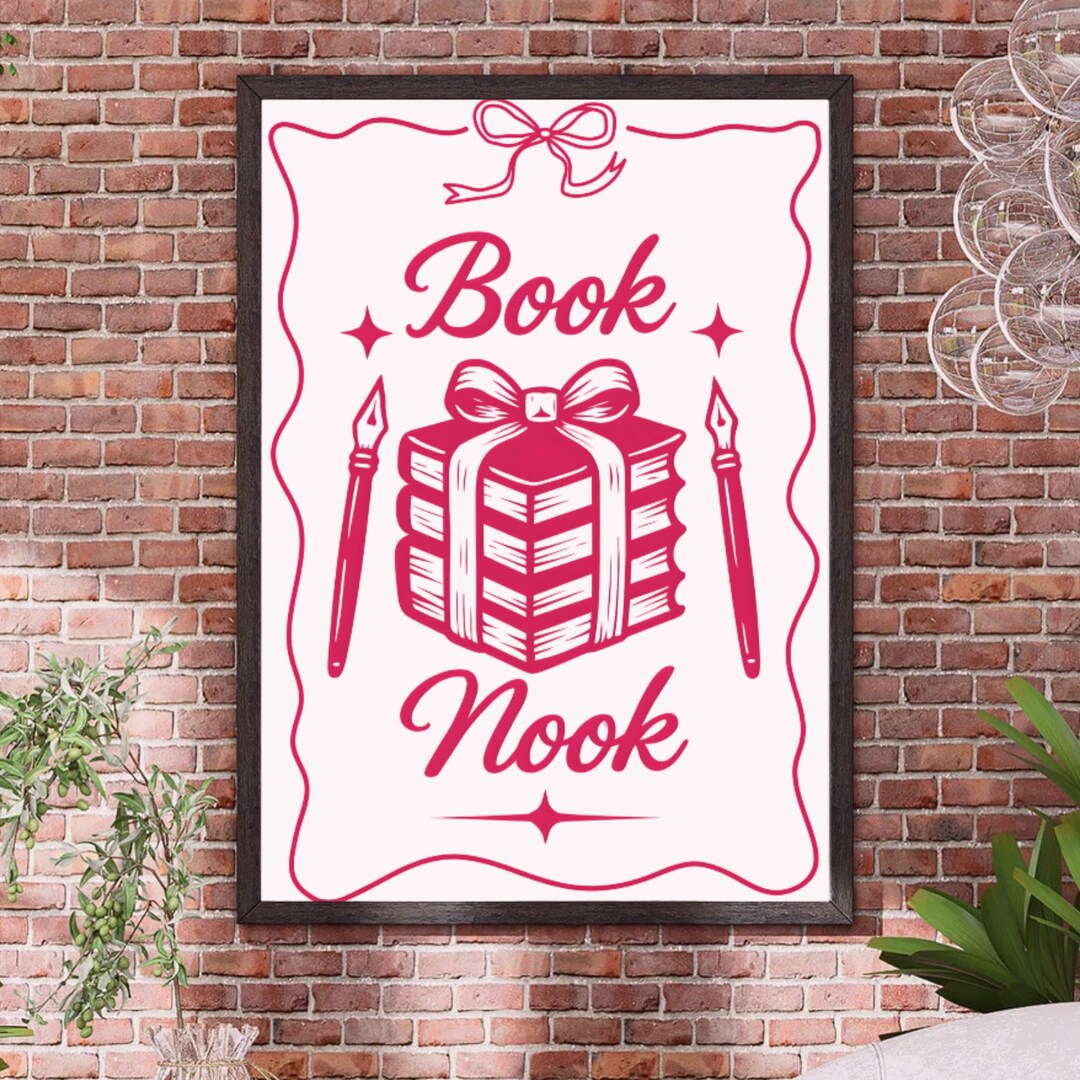 Back to School Printable Book Nook Classroom Poster for Teachers ...