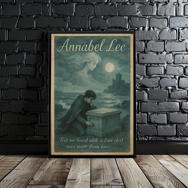 Edgar Allan Poe Classroom Poster Set | Dark Academia Wall Art Bundle ...