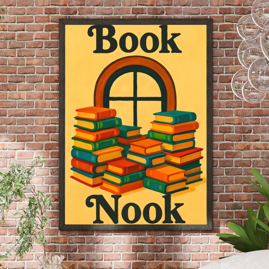 Back to School Printable Book Nook Classroom Poster for Teachers ...
