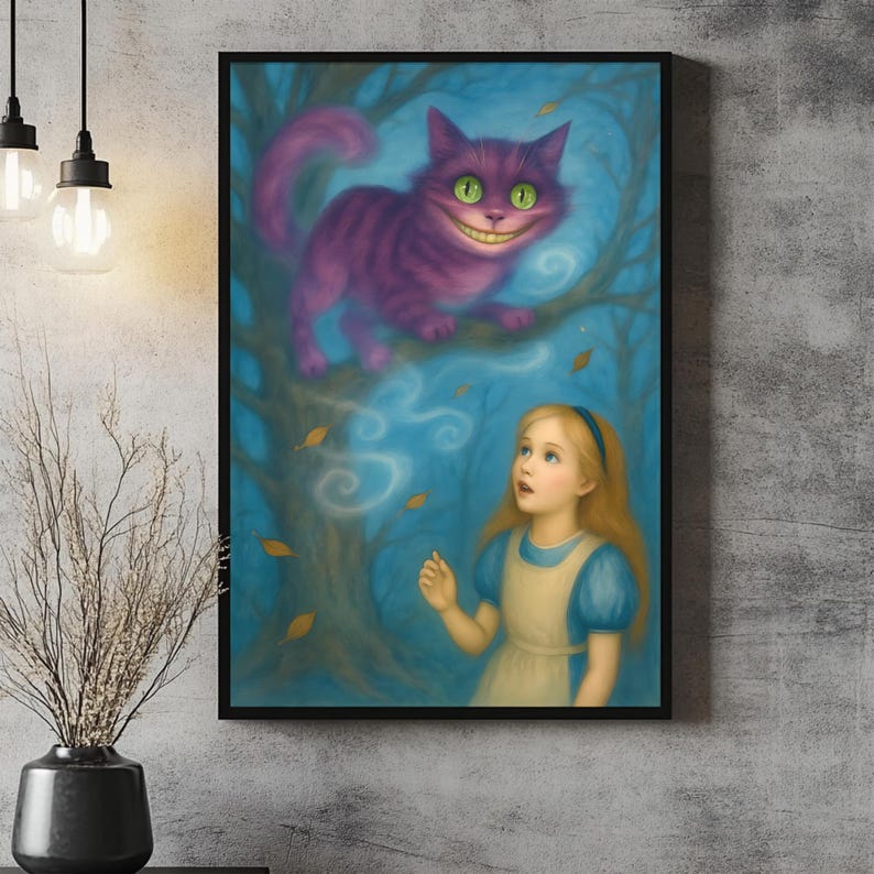 Alice in Wonderland Poster for Nursery, Girls Room or Book Nook ...