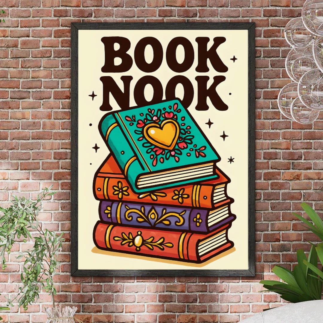 Back to School Printable Book Nook Classroom Poster for Teachers ...