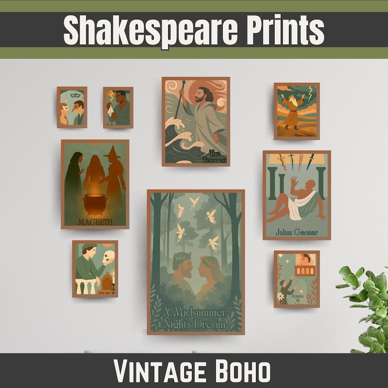 Shakespeare Poster - Etsy