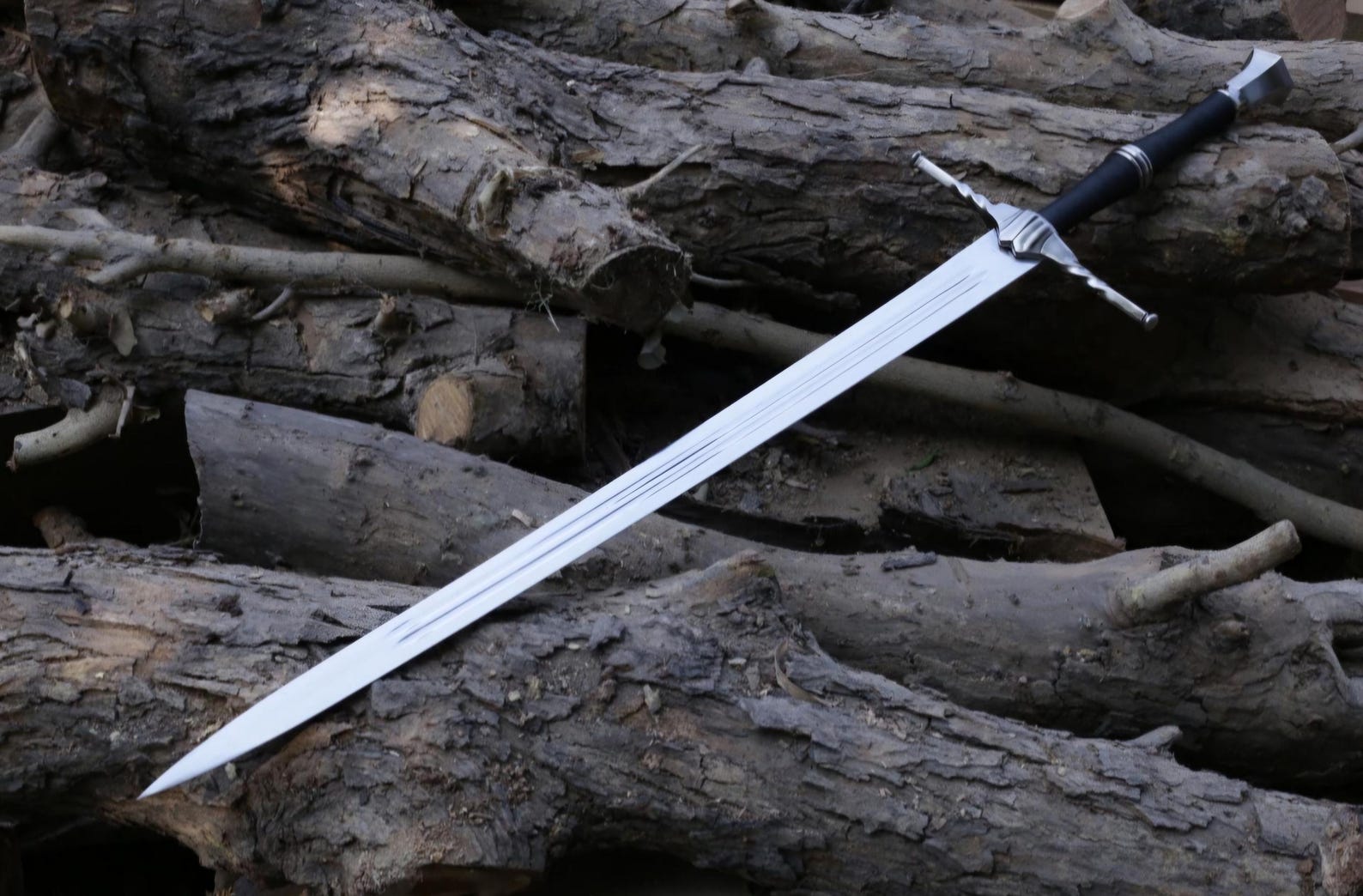Handmade Sword of Geralt of Rivia Aerondight's Witcher Sword, Sword of ...