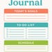Colorful Business Journal | Printable Daily Business Planner | Goals ...