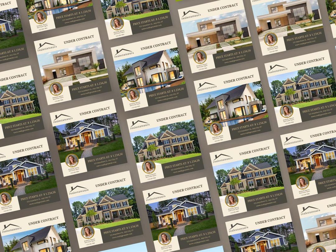 Realtor Under Contract Template: Modern Real Estate Instagram Post ...