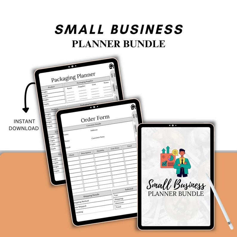 Small Business Planner Bundle: Printable Business Startup Workbook (PDF ...