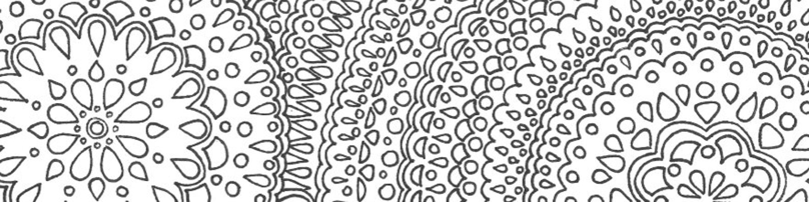 Overlapping Mandala Printable Adulte Coloring Page - Etsy