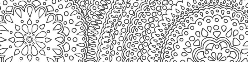 Overlapping Mandala Printable Adulte Coloring Page - Etsy