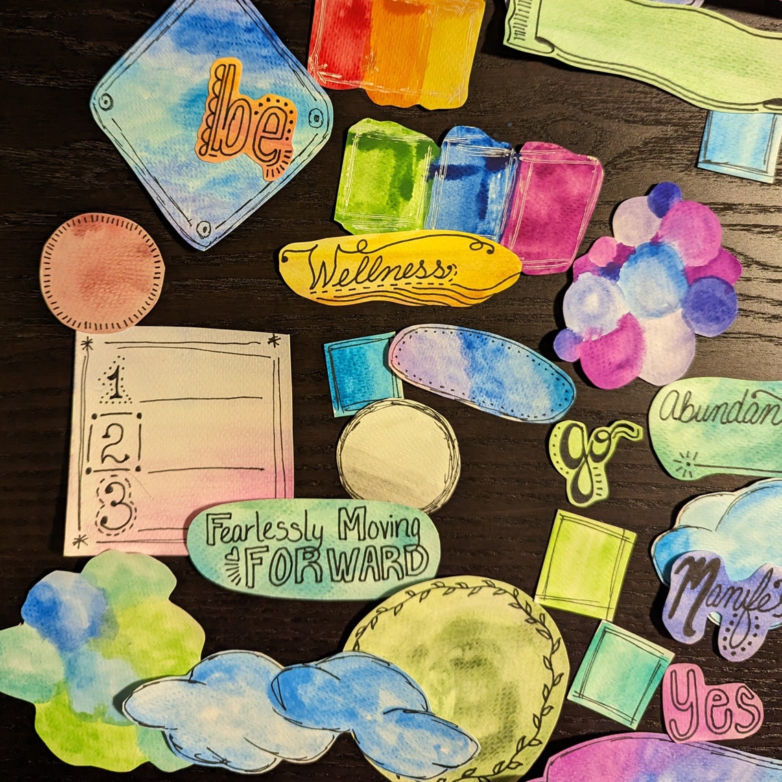 Printable Vision Board Ephemera Kit for Manifesting, Collage, and ...