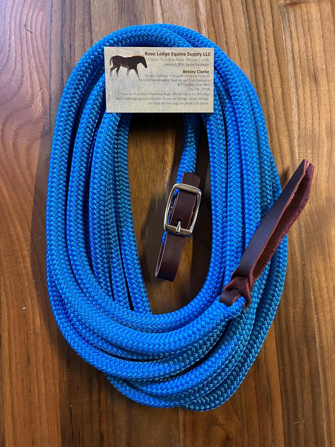 Buckle End Working Line… Premium Yacht Braid 1/2” Rope W Stainless ...
