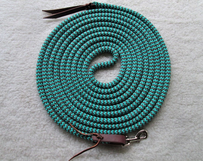 Custom Horse Lead W/popper End Yacht Rope Lead Lead Rope Clinician ...