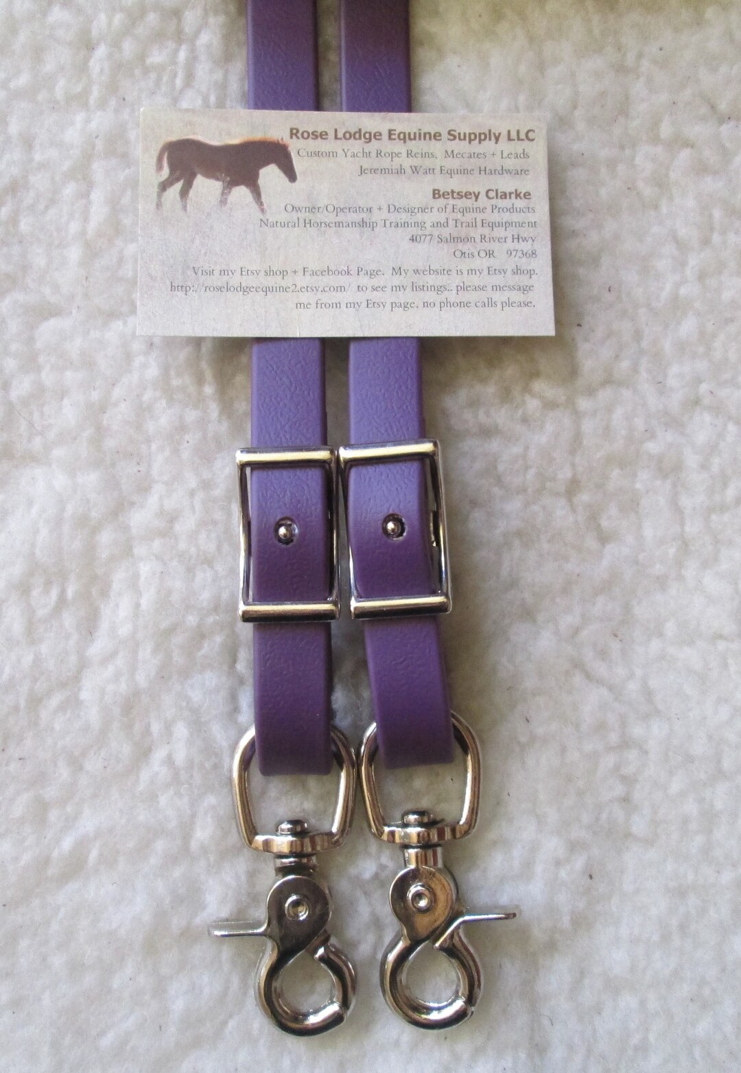 Soft Grip Split or Loop Reins W Conway Buckles N Clips "brahma Web ...