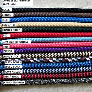 Yacht Rope Sport Mecate Reins W Poppers! Use With Slobber Straps ...