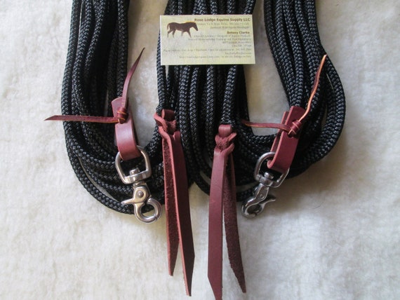 7/16 Ground Driving or Long Lining Yacht Rope Reins w | Etsy