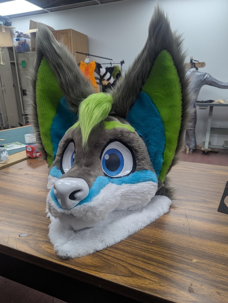 Fursuit Head Base 3D Model - Etsy