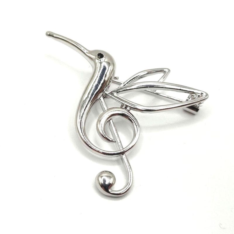 Treble Clef Brooch - Etsy UK