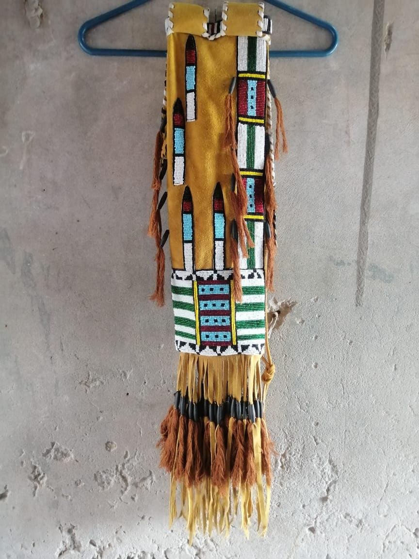 Native American Indian Beaded Pipe Bag - Etsy