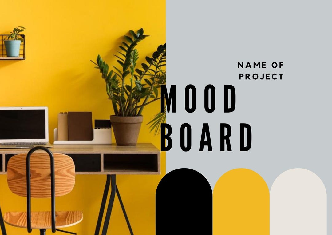 Moodboard + Color Palette Templates | Printable PDF Templates | Digital ...