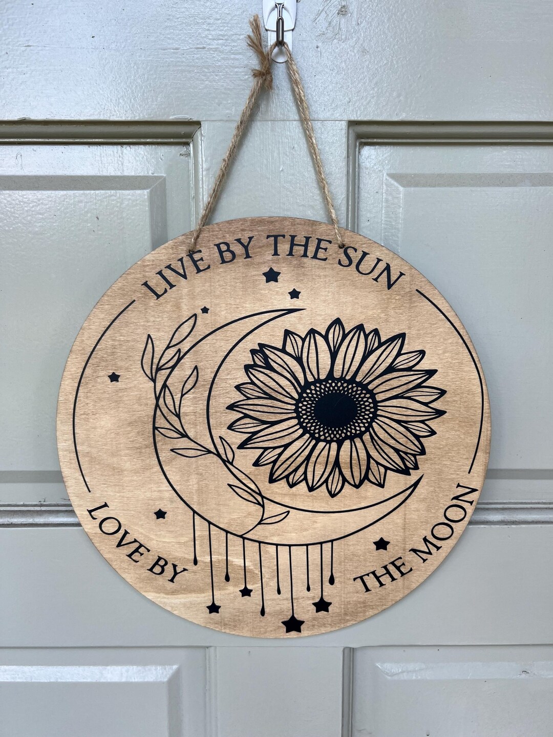 Live by the Sun Door Sign - Etsy