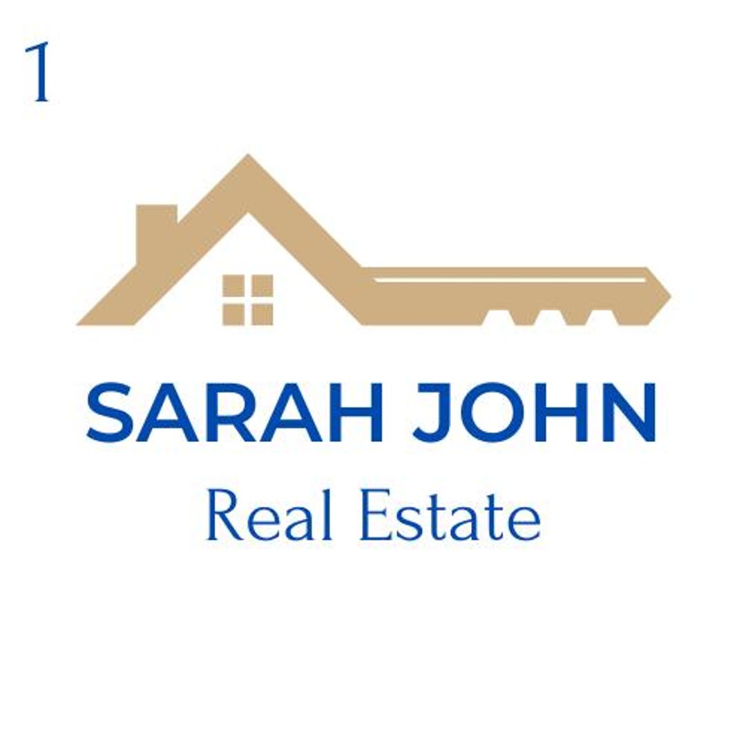 Real Estate Logo, Realty Logo, Realtor Logo, Broker Logo, House Logo ...