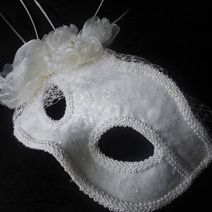 Masquerade Mask, Ivory Handmade Mask ,masquerade Ball Mask,fantasy Mask ...
