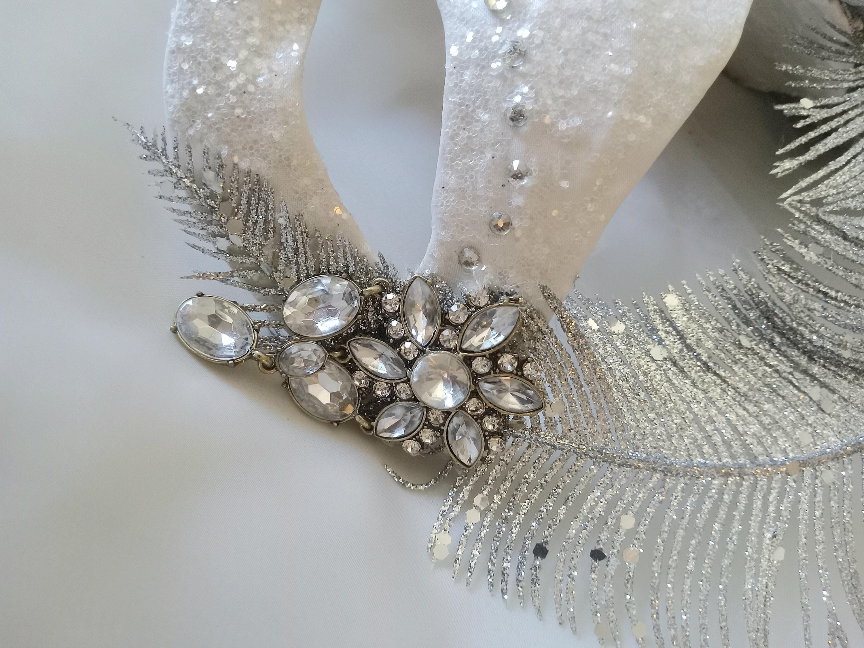 Masquerade Mask Silver Venetian Photo Prop Ballroom Rennaisance Faire ...