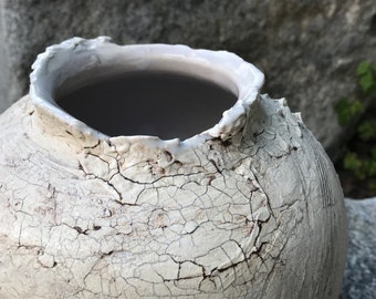 Colorama, Handmade Ceramic Vase, Moon Jar CVOC4CLR32 - Etsy