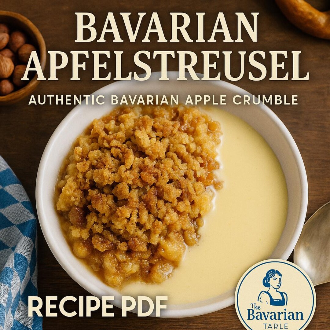 Bavarian Apple Crumble Recipe PDF – Rustic Apfelstreusel With Vanilla ...