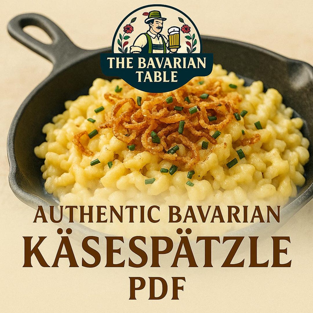 Authentic Bavarian Kaesespaetzle Recipe PDF – German Cheese Noodles ...