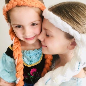 Elsa Yarn Wig Toddler - Etsy